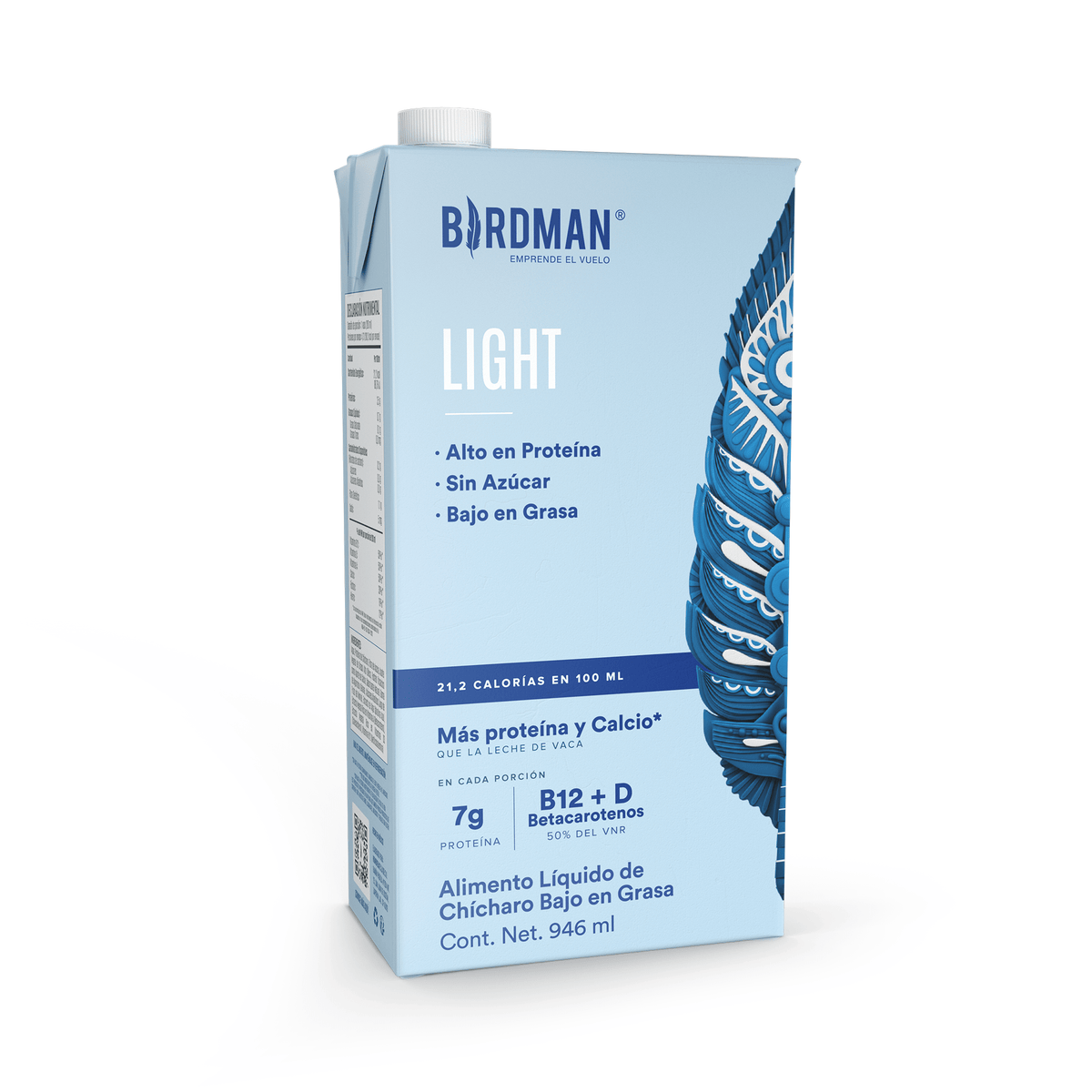 Bebida Plant Based Light 946 ml – Birdman Mayoristas
